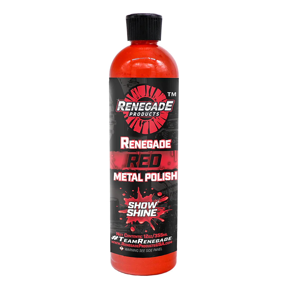 Renegade Red Show Shine Liquid Metal Polish 12 oz.